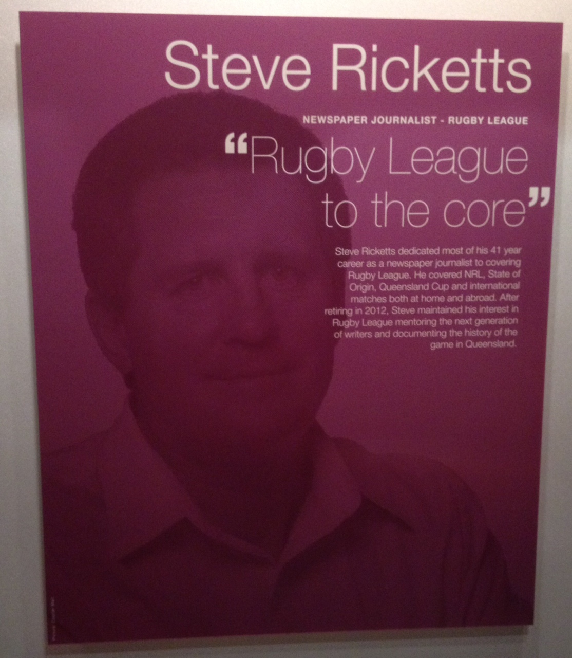 About – Steve Ricketts