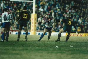 Lee Crooks in action for Great Britain against Australia – Steve Ricketts
